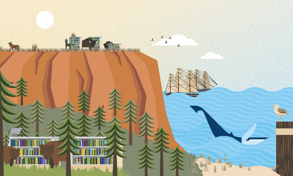 Roxbury Branch Library Wall Graphics - Utile